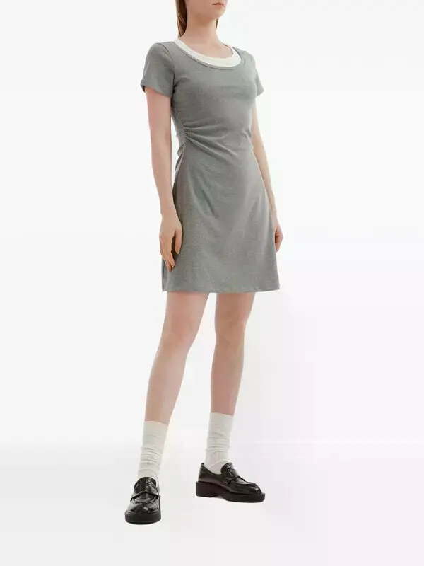 B+AB Layered Short-sleeve Dress