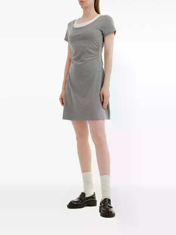 B+AB Layered Short-sleeve Dress