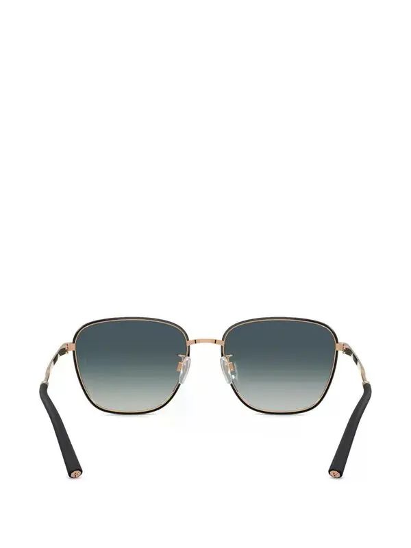 Oliver Spencer Square Frame Sunglasses - Black
