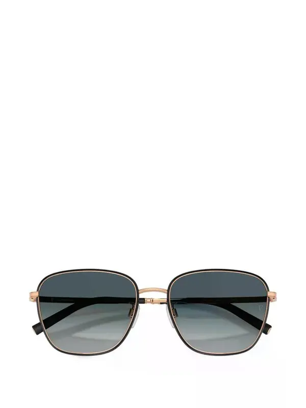 Oliver Spencer Square Frame Sunglasses - Black
