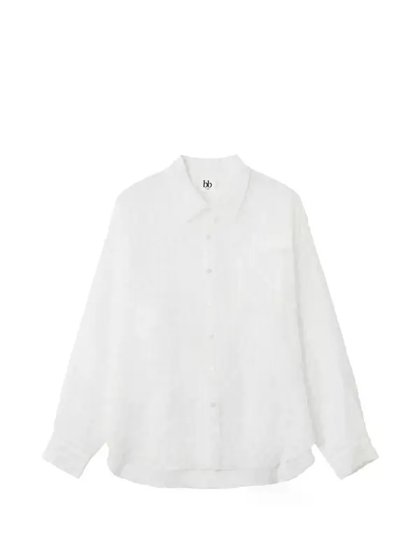 B+AB Long-sleeve Shirt With Chest Pocket
