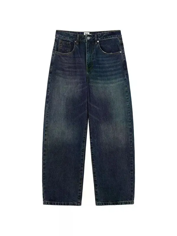 B+AB Faded-effect Wide-leg Jeans