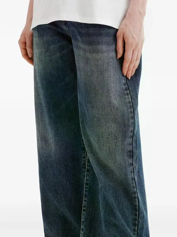 B+AB Faded-effect Wide-leg Jeans