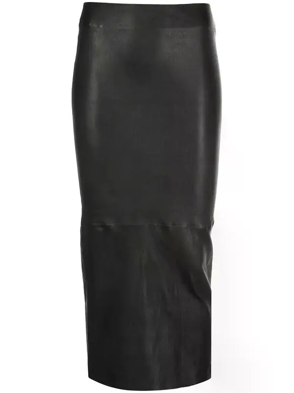 Sprwmn Leather Pencil Skirt
