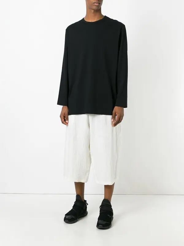 Yohji Yamamoto Logo Print Sweatshirt