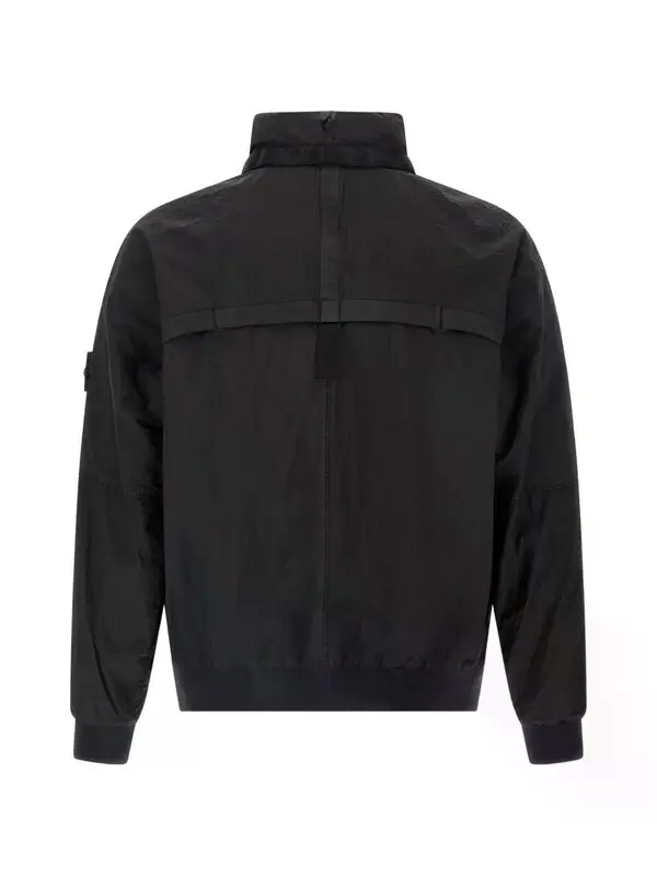 Stone Island Metallic Nylon Bomber Jacket