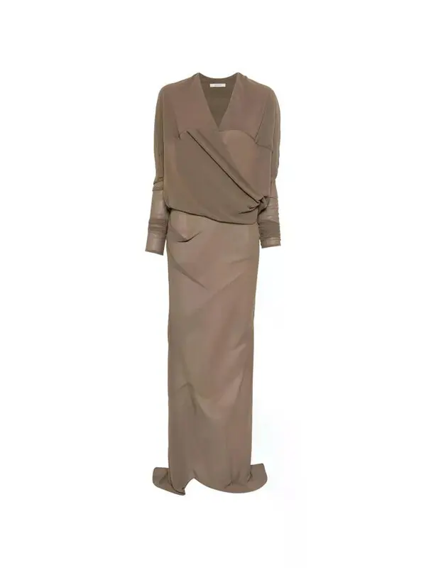 ENTIRE STUDIOS Long-sleeve Maxi Dress - Green