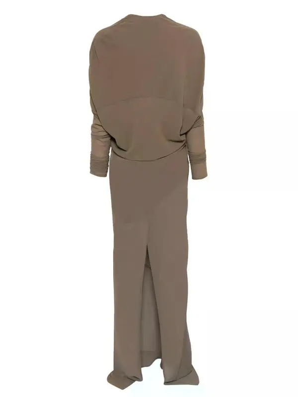 ENTIRE STUDIOS Long-sleeve Maxi Dress - Green