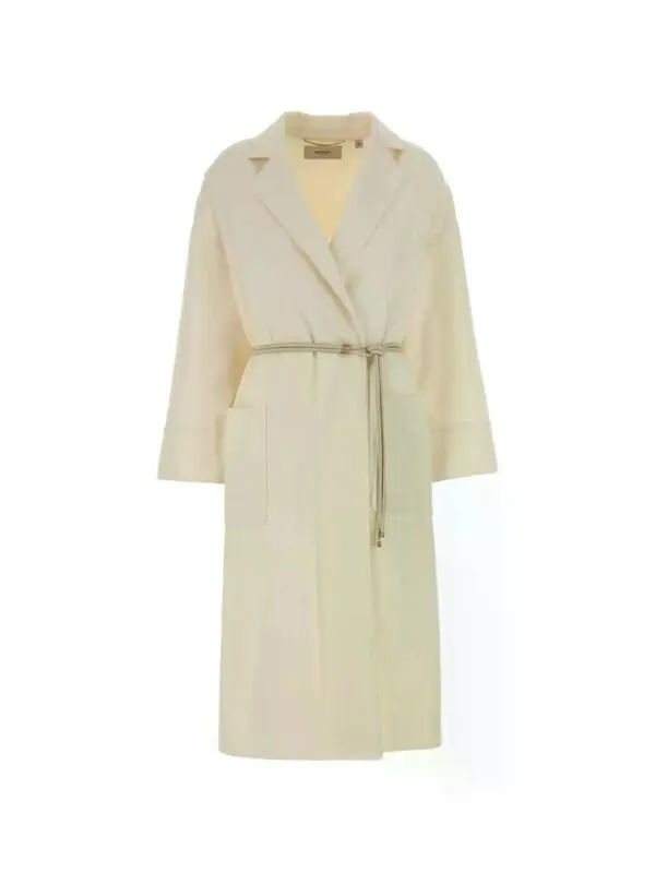 Agnona Double-breasted Belted Coat