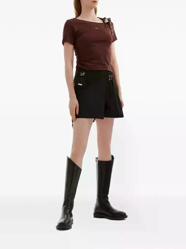 MUSIUM DIV. Buckle Detail Shorts