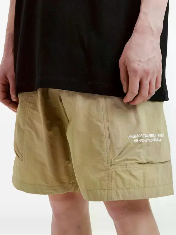 FINGERCROXX Cargo Shorts - Neutrals