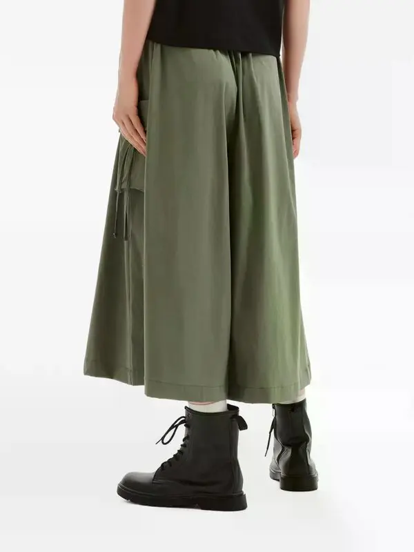 MUSIUM DIV. Belted Wide-leg Layered Trousers