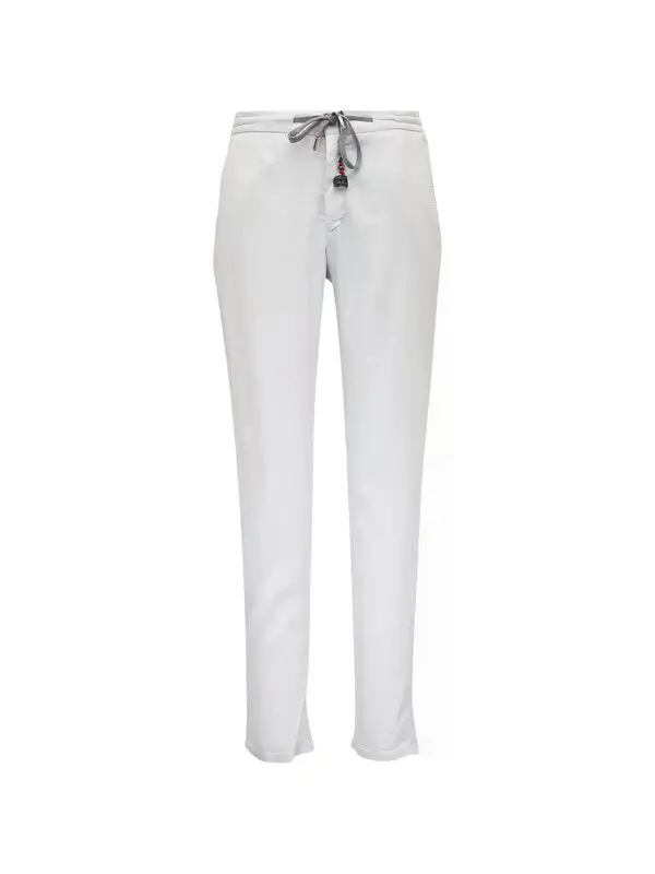 Marco Pescarolo Drawstring Casual Trousers - Grey