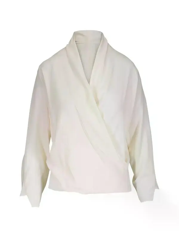 Zero + Maria Cornejo Draped Blouse