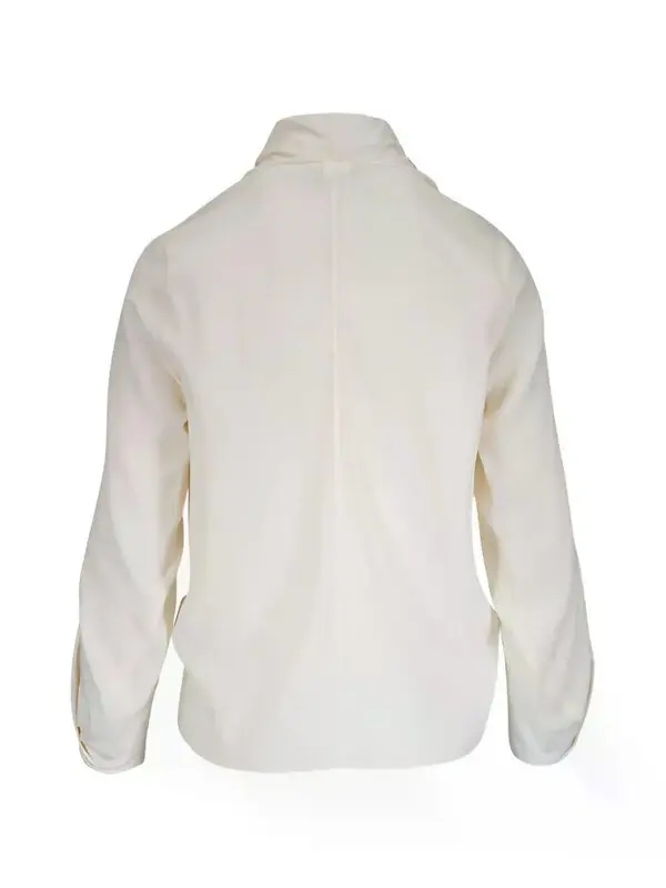 Zero + Maria Cornejo Draped Blouse