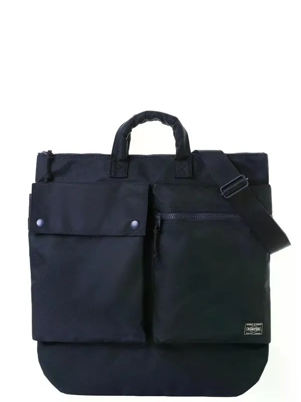 PORTER-YOSHIDA & CO Pocket Top-handle Shoulder Bag - Blue