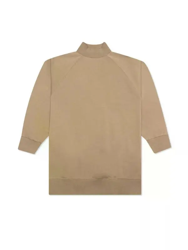 Fear Of God Mock Neck Sweatshirt With Raglan Sleeves - Neutrals