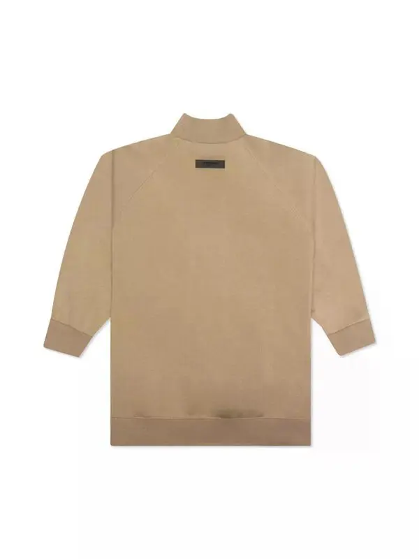 Fear Of God Mock Neck Sweatshirt With Raglan Sleeves - Neutrals