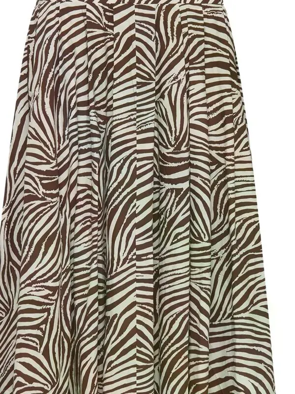NICHOLAS Yasmin Pleated Midi Skirt