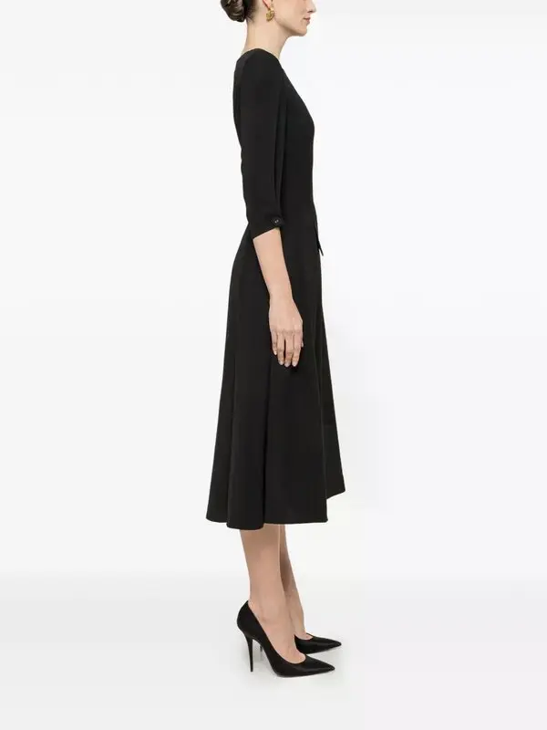 NISSA Button Detail Midi Dress