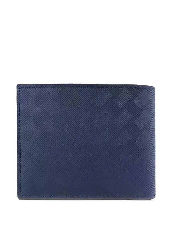 Montblanc Patterned Leather Wallet - Blue