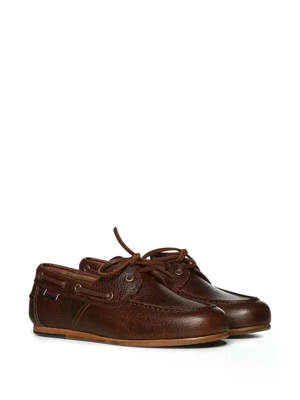 SEBAGO Grained Boat Shoes - Brown