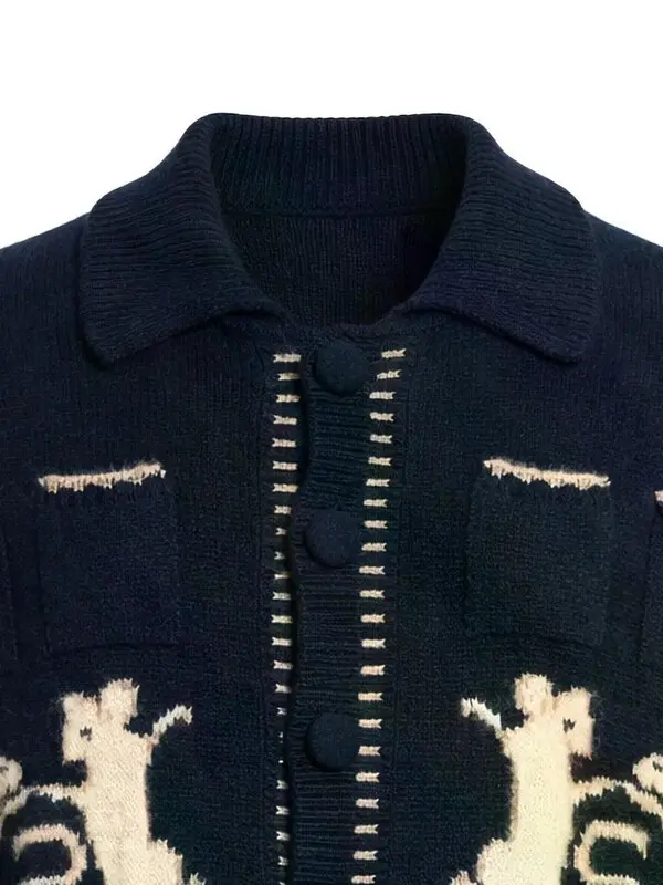 BAZISZT Jacquard Cardigan