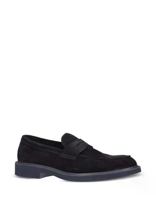 DOUCAL'S Suede Loafers - Blue