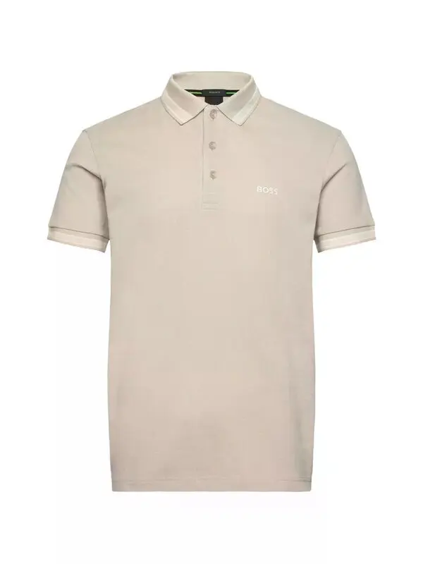 BOSS Striped Collar T-shirt