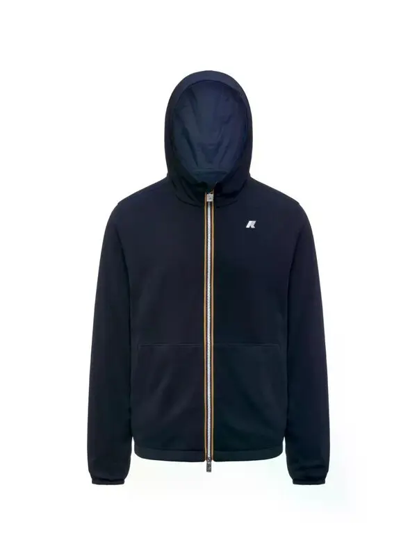 K-WAY Zip-up Hooded Jacket - Blue