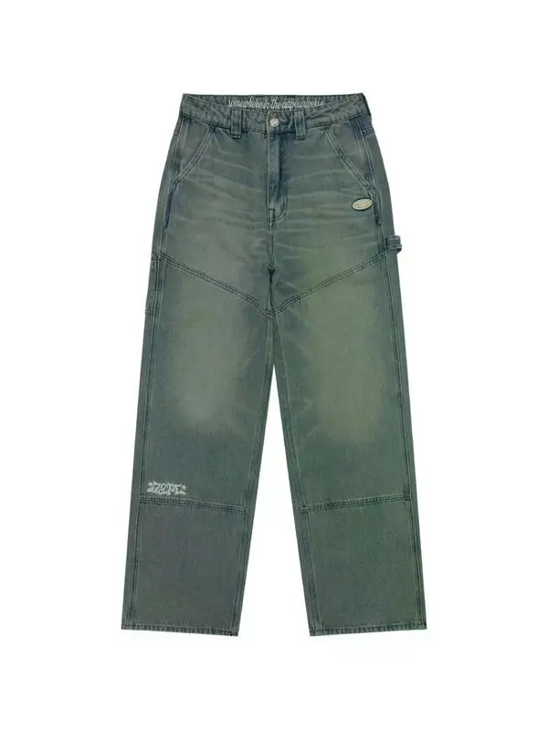 AAPE BY *A BATHING APE Carpenter Style Trousers - Blue