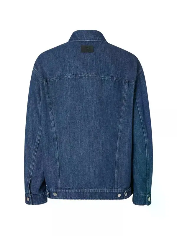 Fendi Logo-patch Denim Jacket