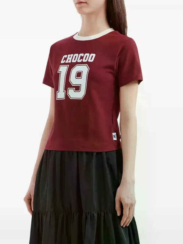 CHOCOOLATE Graphic Ringer T-shirt