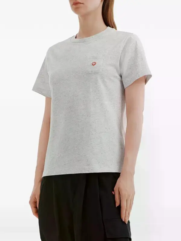 CHOCOOLATE Logo-patch T-shirt - Grey