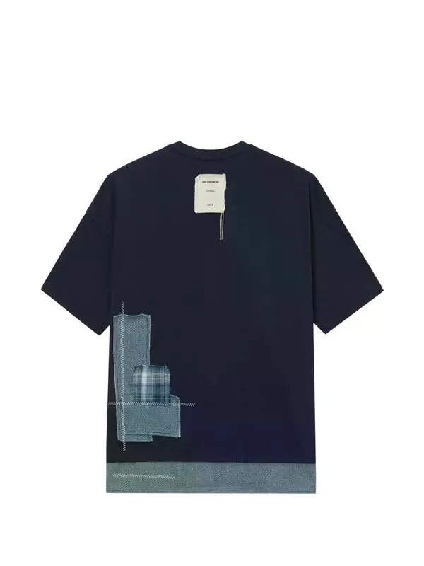 FIVE CM Patchwork Detail T-shirt