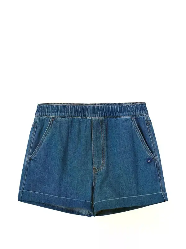 CHOCOOLATE Logo-patch Shorts - Blue