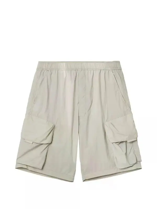 Izzue Cargo Shorts With Elasticated Waistband - Neutrals