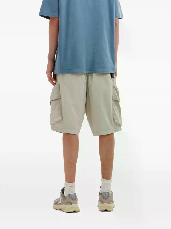 Izzue Cargo Shorts With Elasticated Waistband - Neutrals