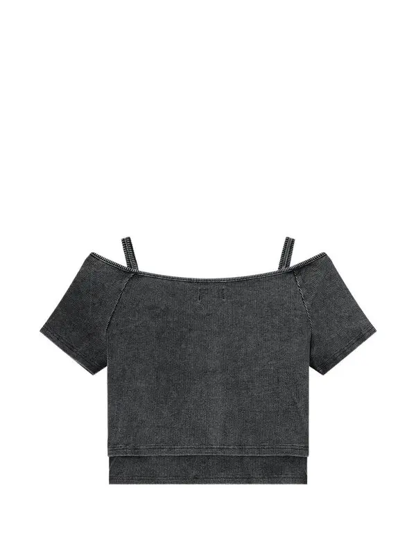 MUSIUM DIV. Shoulder Straps Crop Top
