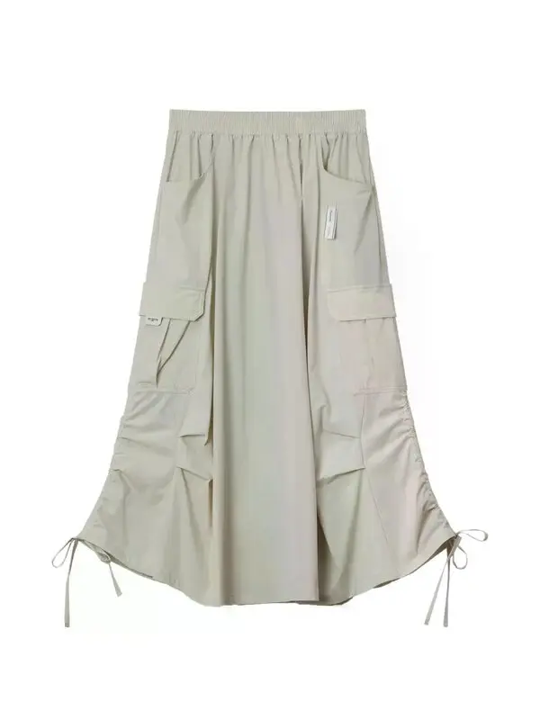 MUSIUM DIV. Pocket Drawstring Midi Skirt