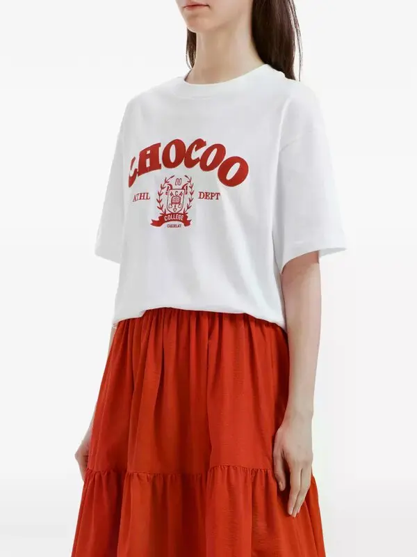 CHOCOOLATE Graphic T-shirt - White