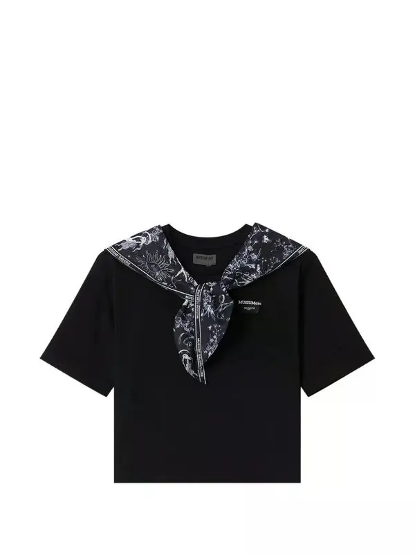MUSIUM DIV. Graphic Collar T-shirt