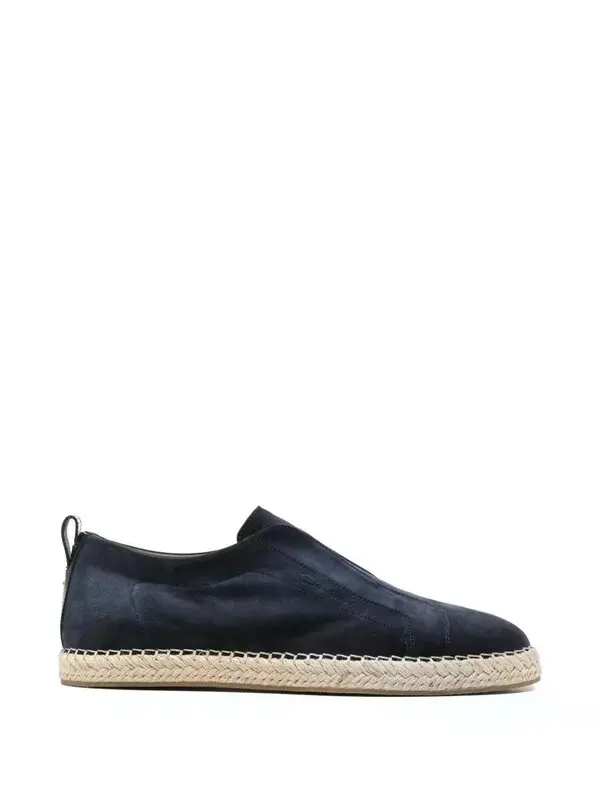 Santoni Espadrille Flat Shoes - Blue