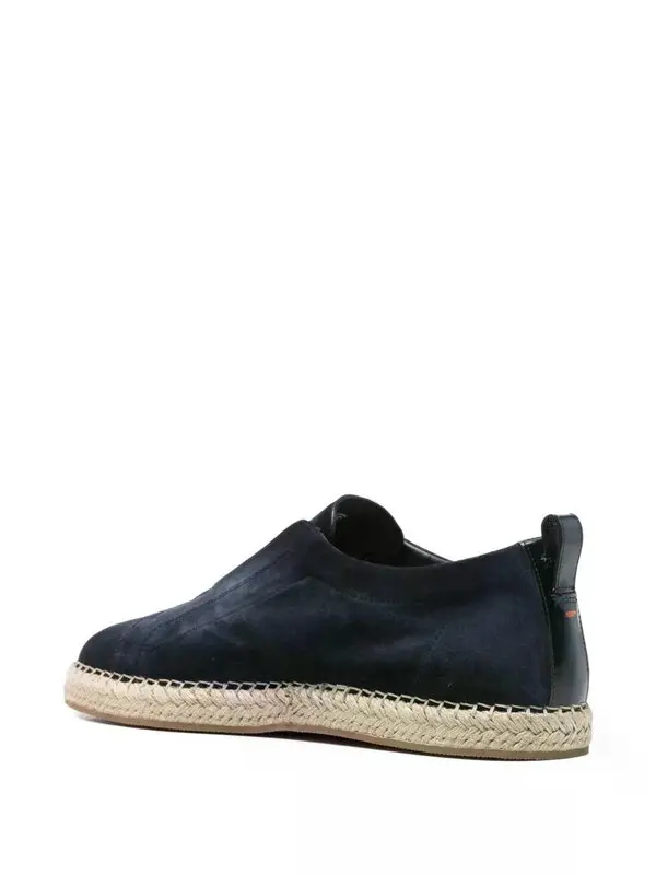 Santoni Espadrille Flat Shoes - Blue