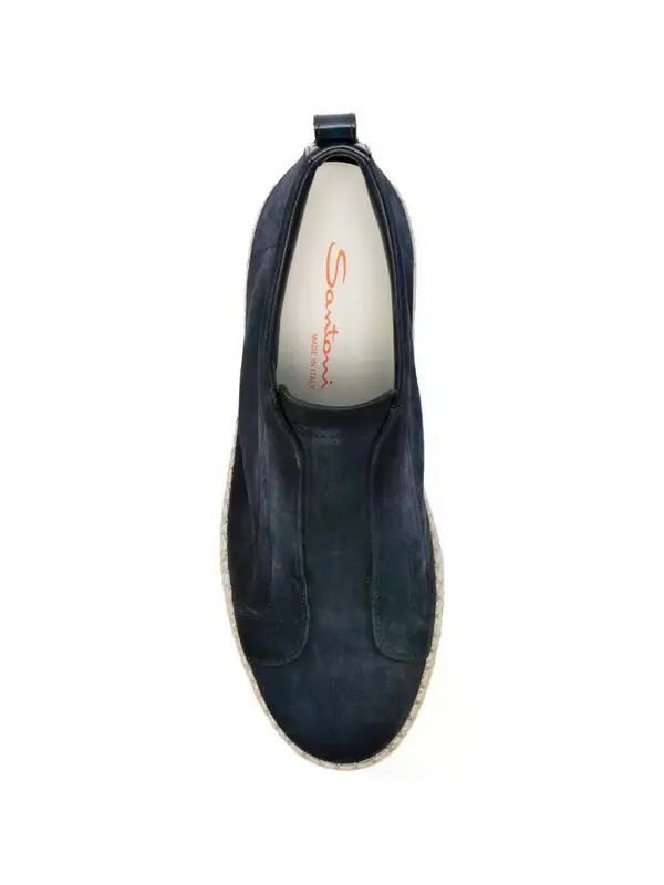 Santoni Espadrille Flat Shoes - Blue