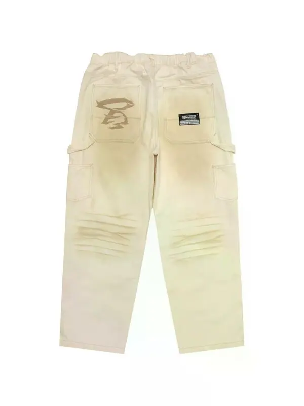 AAPE BY *A BATHING APE Washed Logo Trousers
