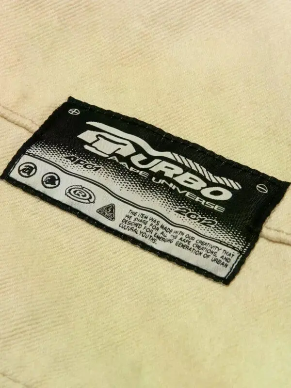 AAPE BY *A BATHING APE Washed Logo Trousers