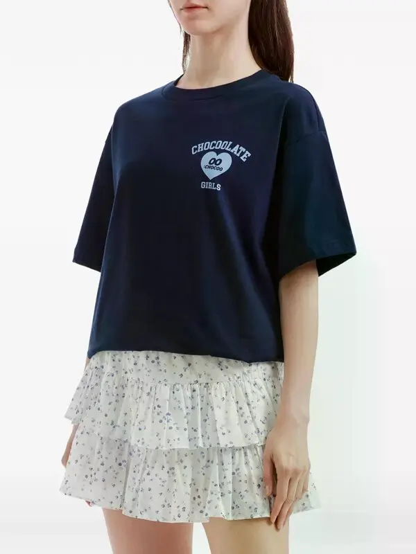 CHOCOOLATE Heart-detail T-shirt