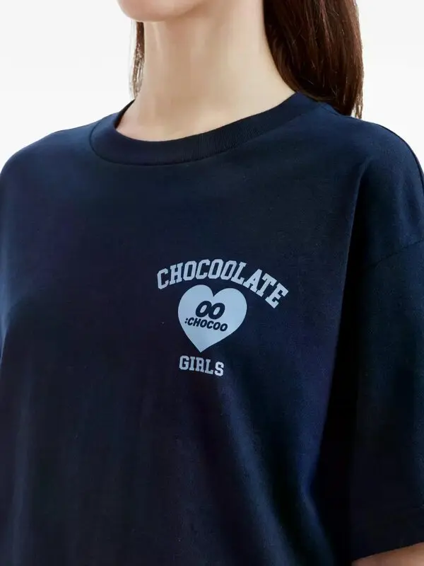 CHOCOOLATE Heart-detail T-shirt