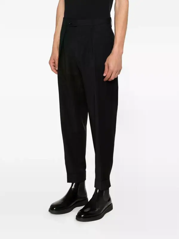 BERWICH Pleated Cuffed Trousers
